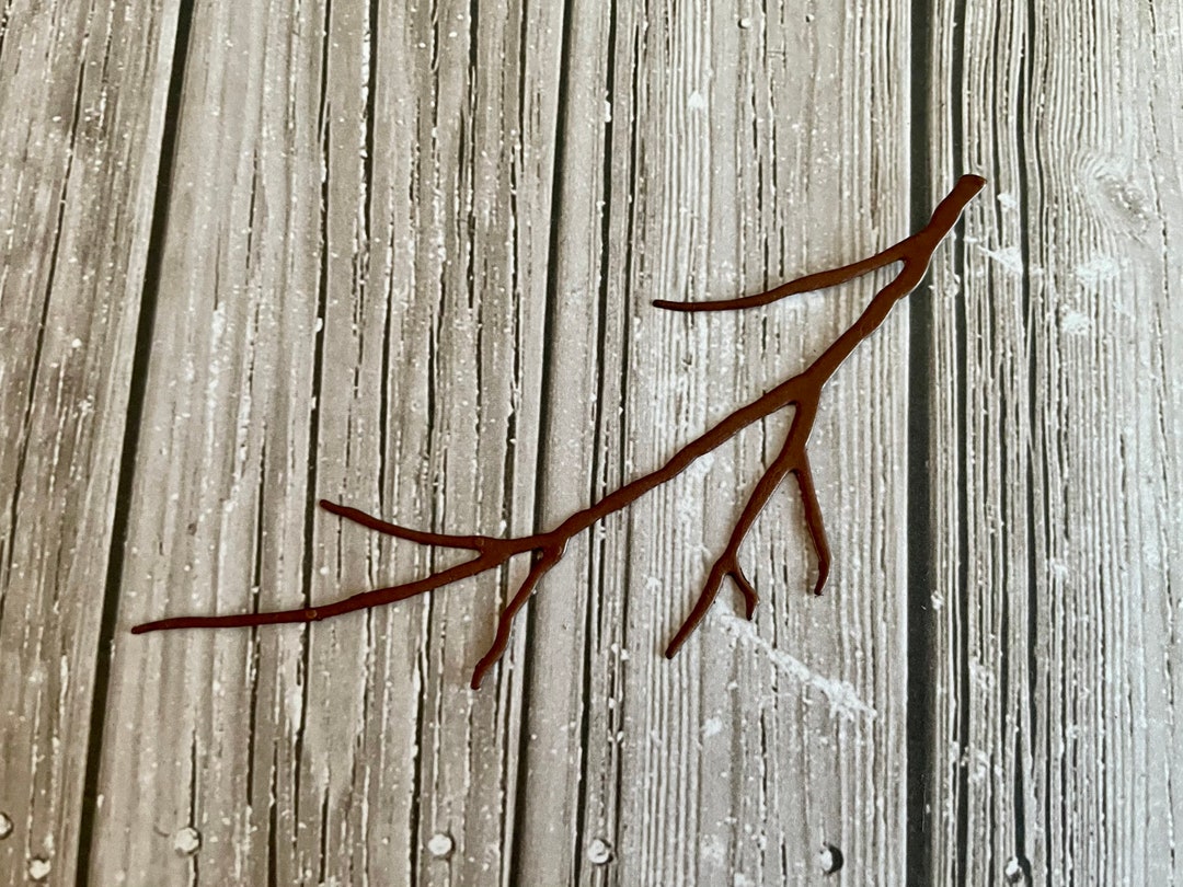 Paper Branch Die Cuts Paper Branch Cutout Paper Branch Paper Die Cut ...