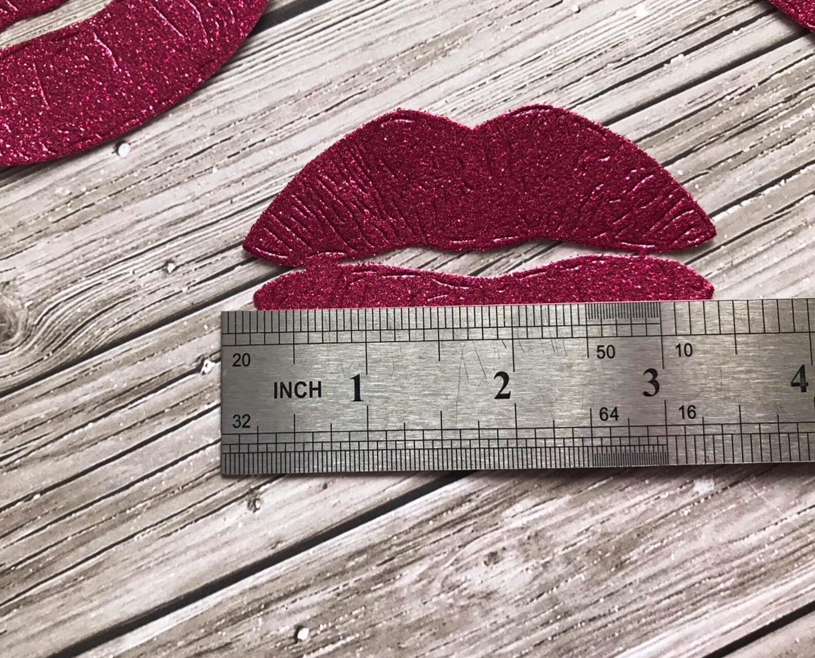 Glitter Paper Lips Paper Lips Die Cuts Paper Lips Cutouts Paper Lips ...