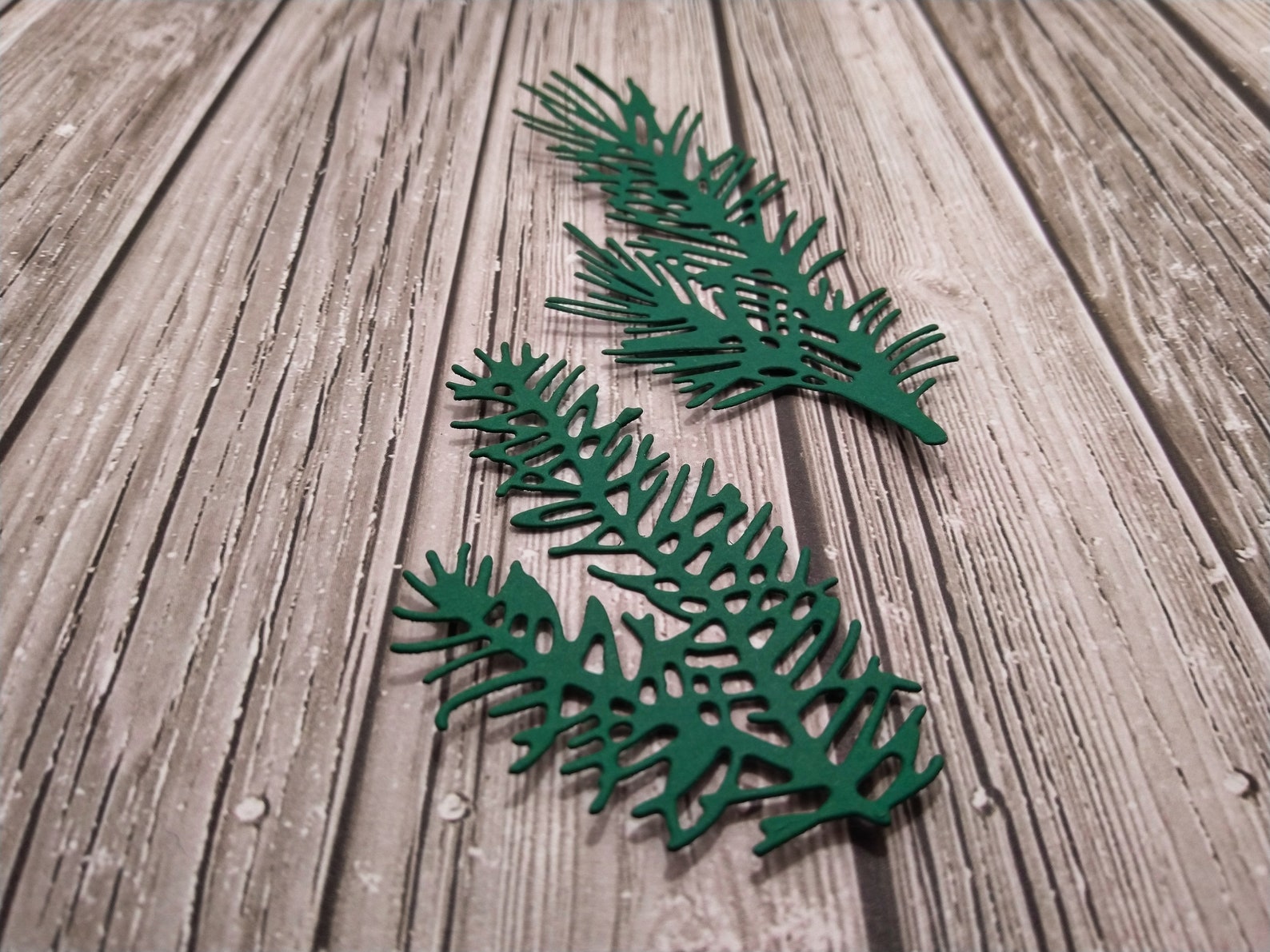 Branch Die Cuts Branch Cutouts Christmas Tree Branch Paper Die Cut Mix ...