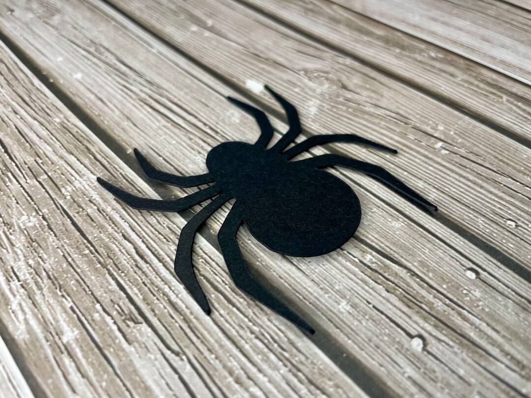 Spider Die Cut Paper Spider Spiders Paper Spider Cutouts Paper Spider ...
