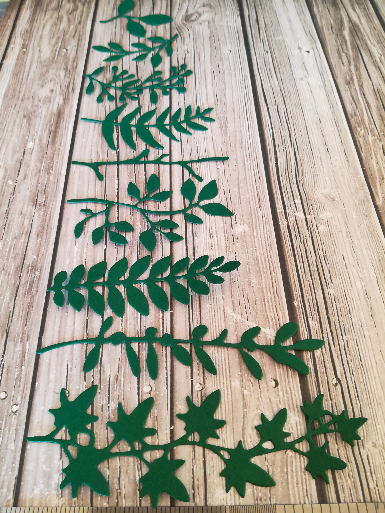 Paper Leaves Die Cuts Paper Leaves Cutout Paper Leaves | Etsy