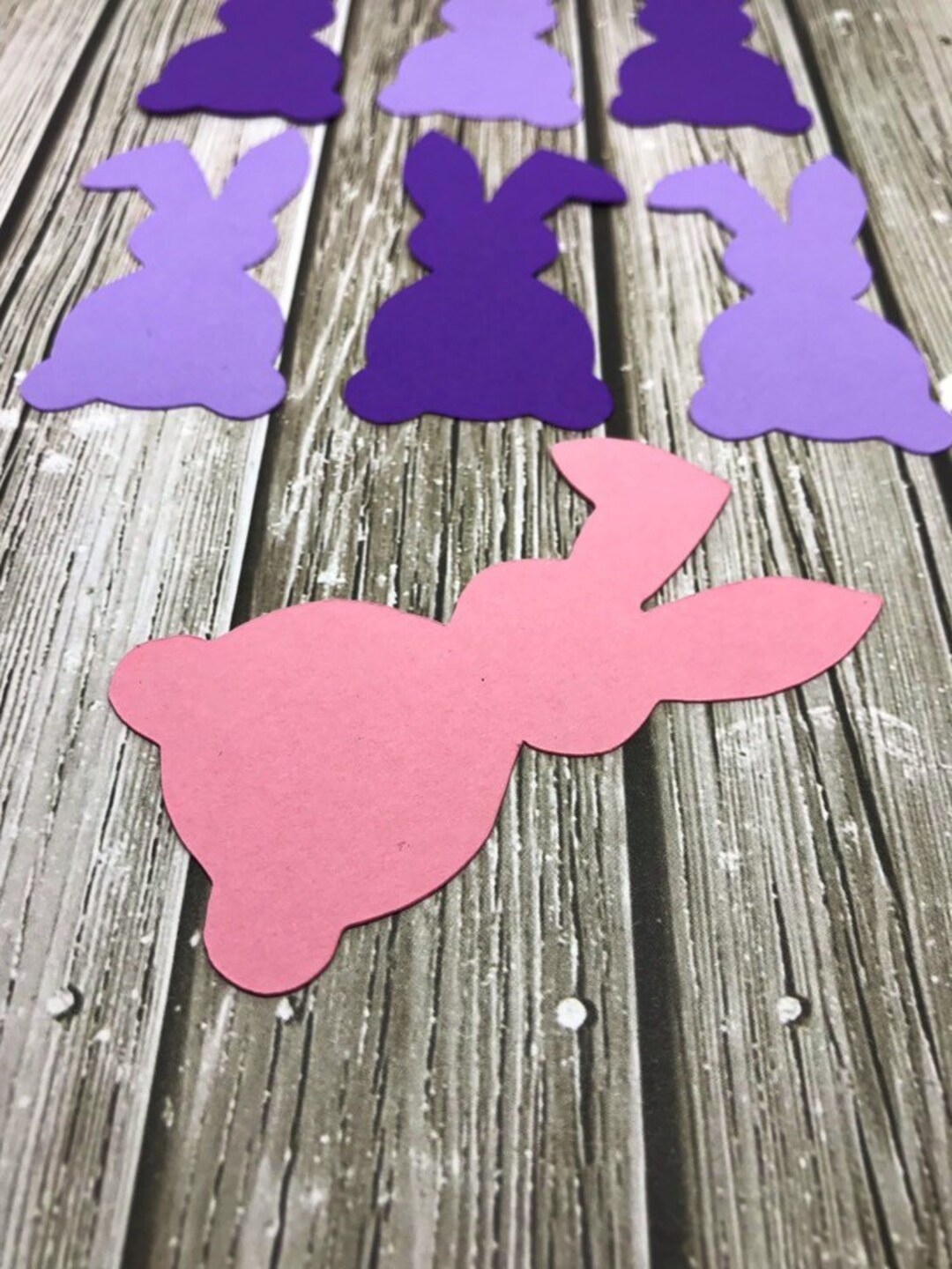 Paper Bunny Die Cuts Paper Rabbit Cutout Paper Bunny Paper Die Cut ...
