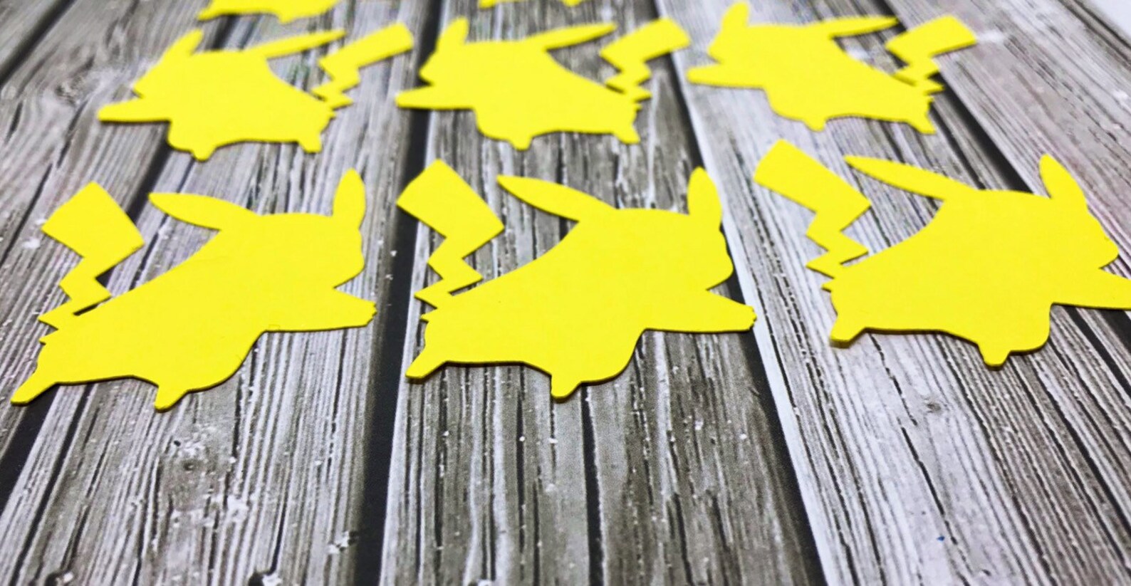 Paper Pikachu Die Cut Pikachu Cutout Paper Pikachu Pokemon Pokemon Die ...