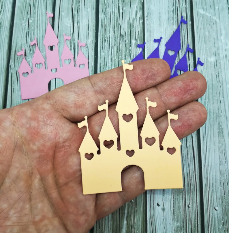 Castle Die Cut - Paper Castle - Castle Shape - Unicorn Castle Cut Out ...