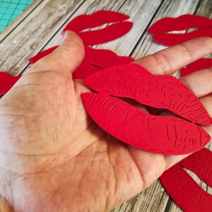 Paper Lips Die Cuts - Paper Lips Cutouts - Paper Lips - Paper Die Cut ...