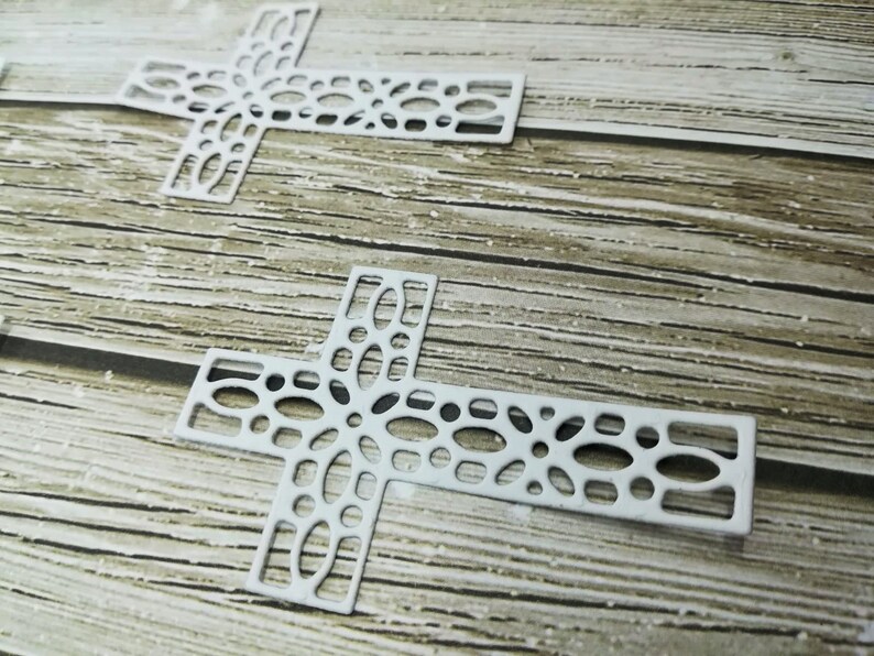 Paper Cross Die Cuts Paper Cross Cutout Paper Cross Paper Die Cut ...
