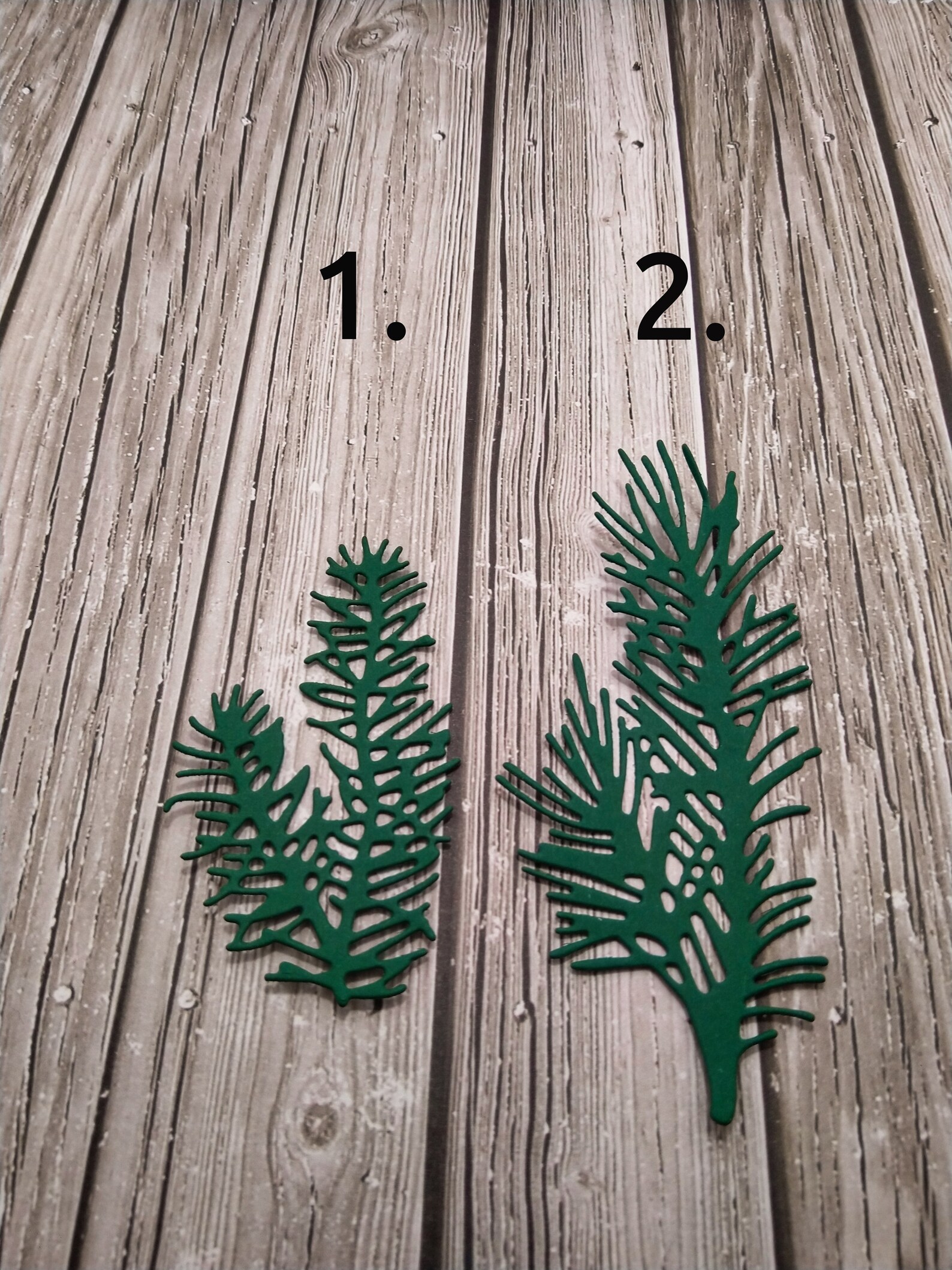 Branch Die Cuts Branch Cutouts Christmas Tree Branch Paper Die Cut Mix ...