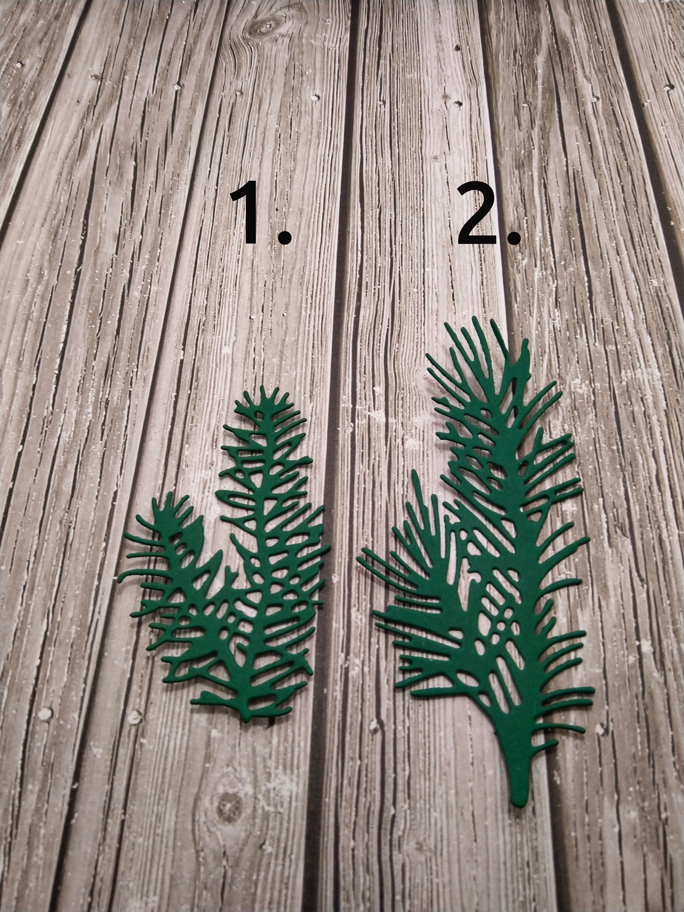 Branch Die Cuts Branch Cutouts Christmas Tree Branch Paper Die Cut Mix ...