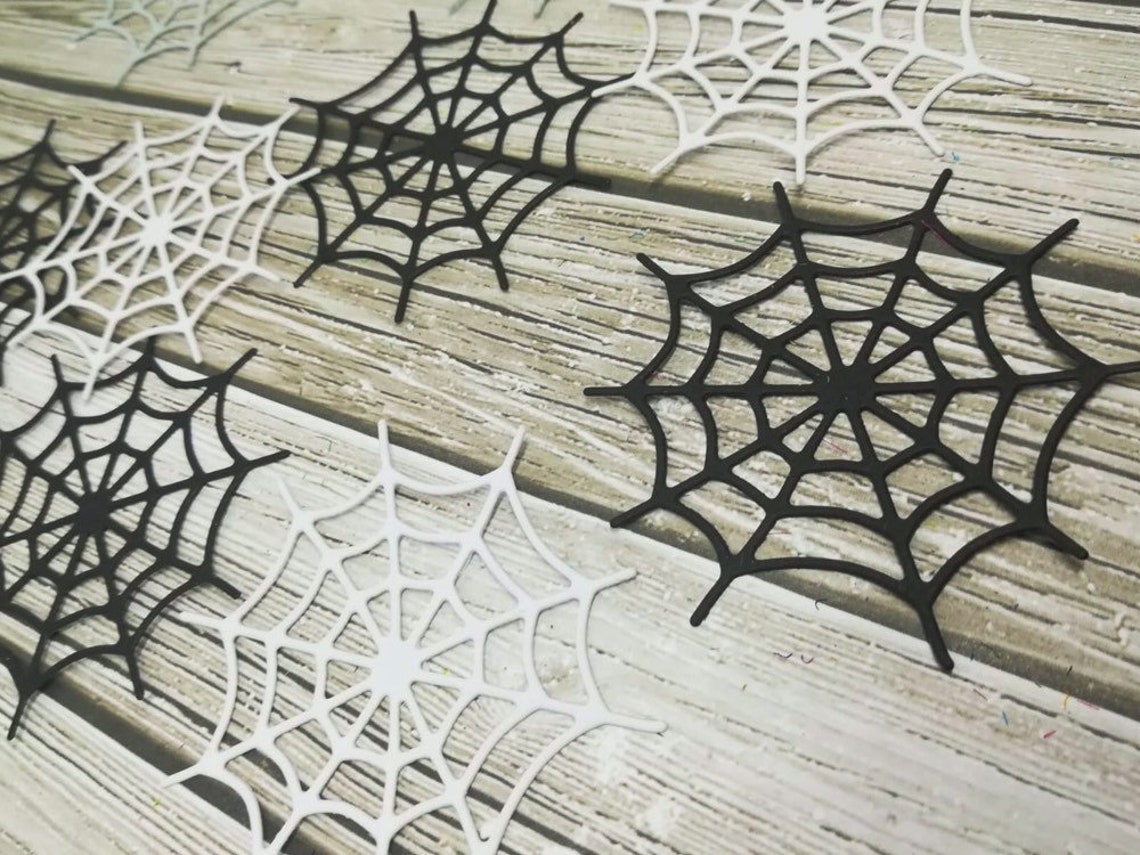 Paper Spider Web - Spider Web Cutouts - Die Cut Web - Set of Spider ...