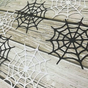 Paper Spider Web - Spider Web Cutouts - Die Cut Web - Set of Spider ...