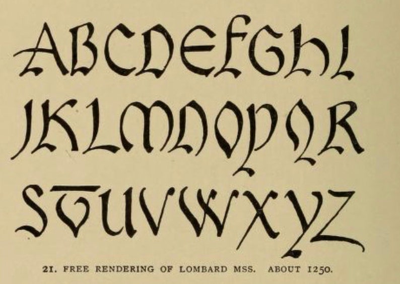 Alphabets Old + New PDF by Lewis F Day 250+ Historical Designs Old ...