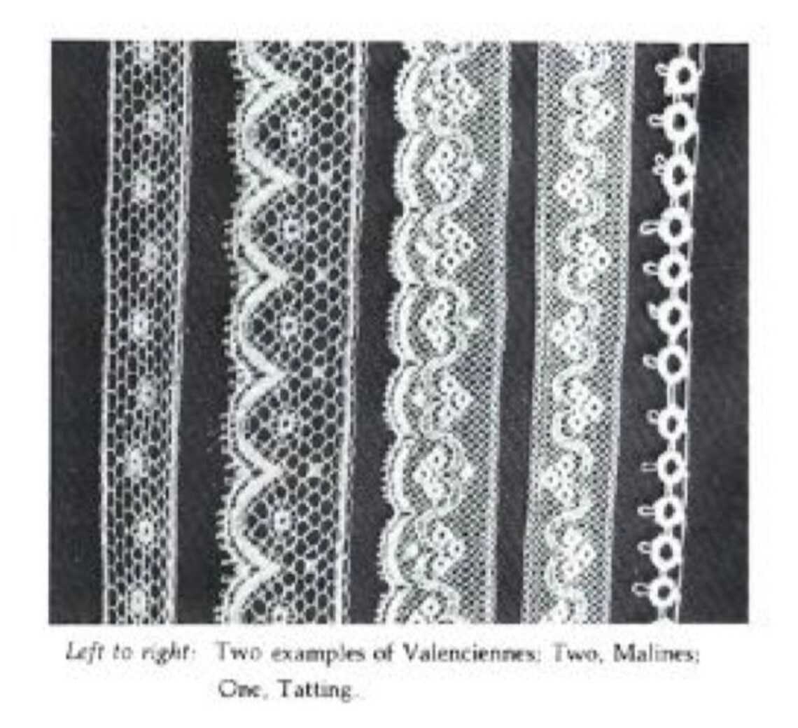 Lace PDF pattern book heirloom detailed instructions | Etsy