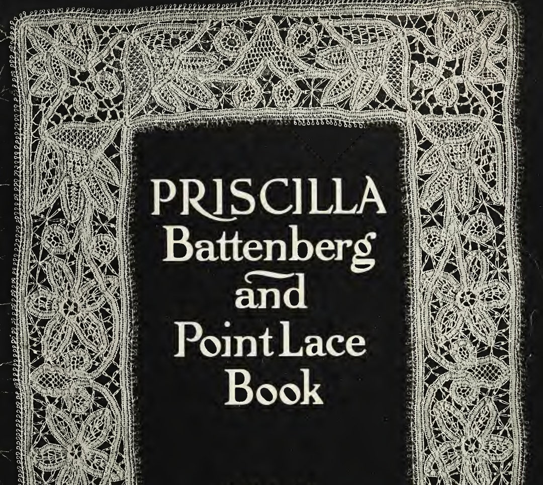 Vintage Battenberg Point Lace Pattern: Priscilla C1912 (PDF) - Etsy
