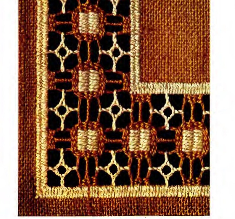 DMC Drawn Thread Work: Slav, Italian, Renaissance Lace (PDF Pattern) - Etsy