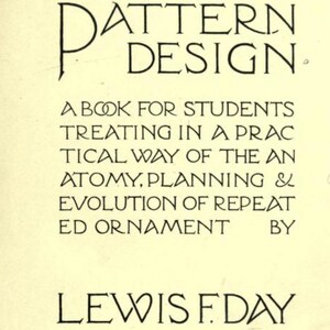 Pattern Design PDF by Lewis F Day 1903 A Book Treating Practical Way ...