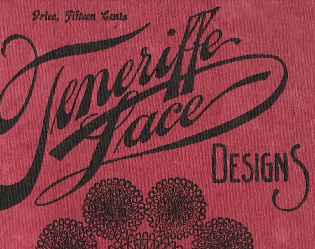 Tenerife Lace Making PDF: Vintage Bruge Lace Patterns, 1904 Design - Etsy