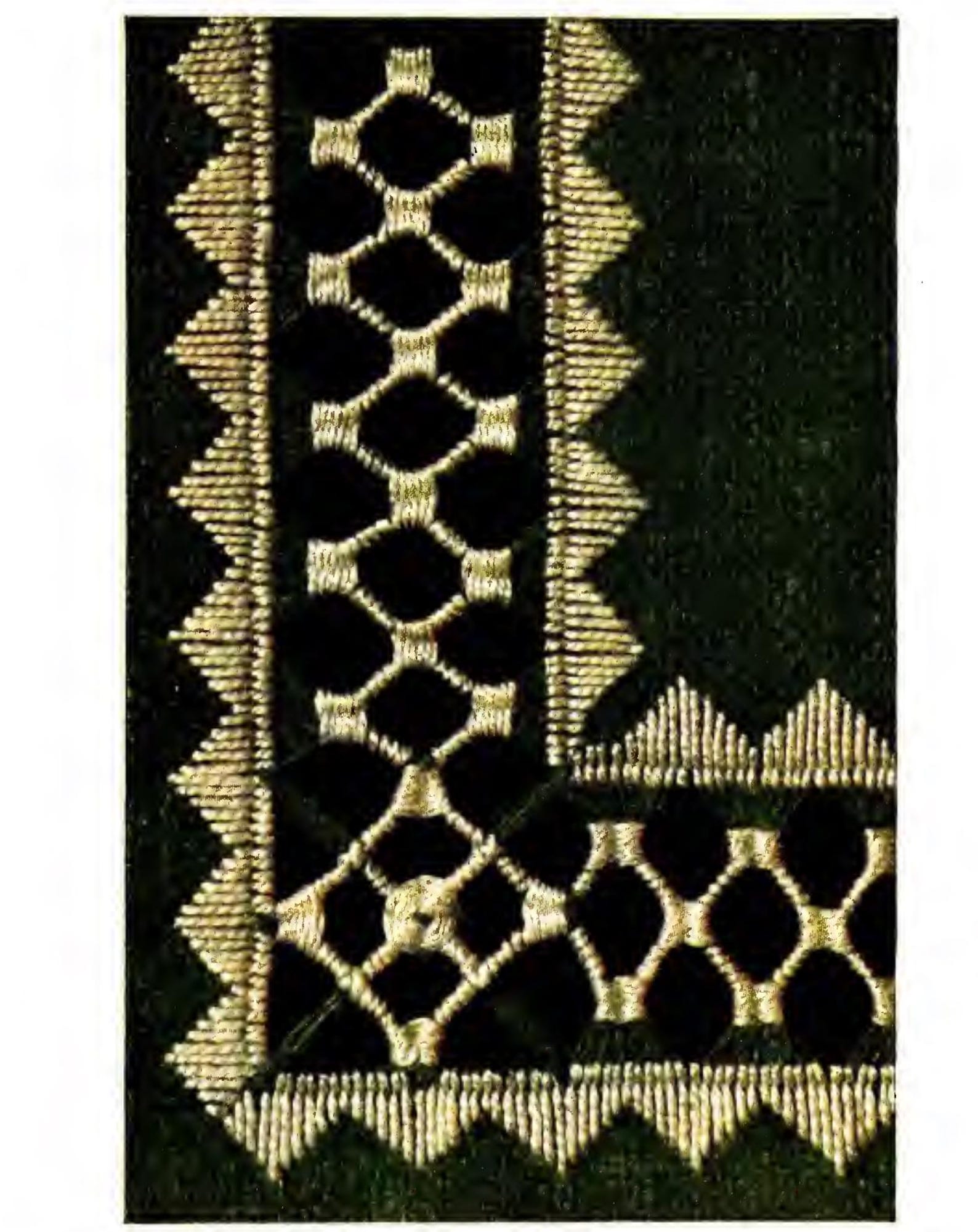 DMC Drawn Thread Work: Slav, Italian, Renaissance Lace (PDF Pattern) - Etsy