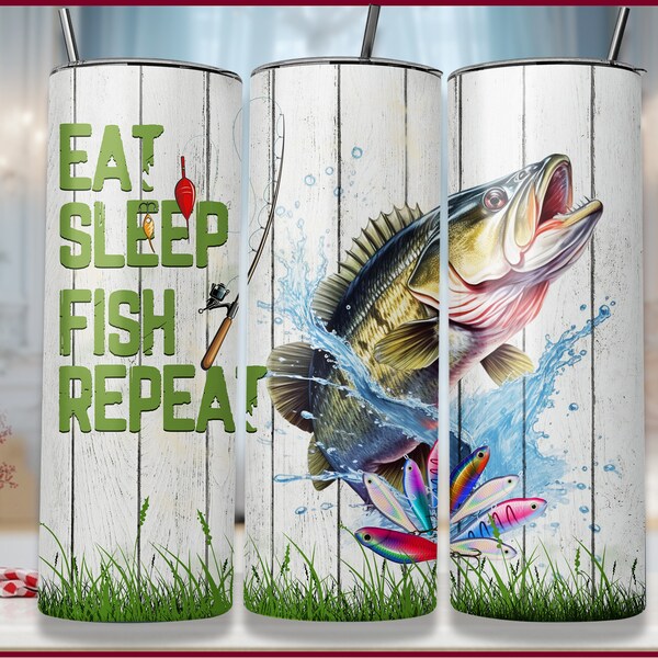 Eat Sleep Fish - Etsy
