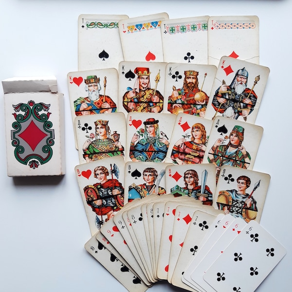 Vintage Playing Cards - Etsy