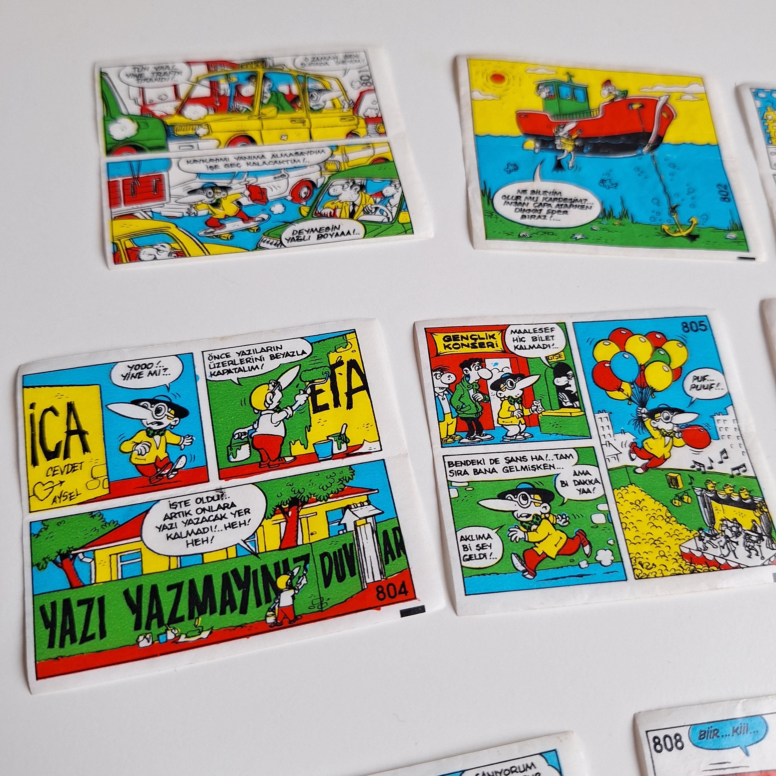 TIPI TIP Chewing Gum Inside Labels, Collection From 801 to 870, Full ...