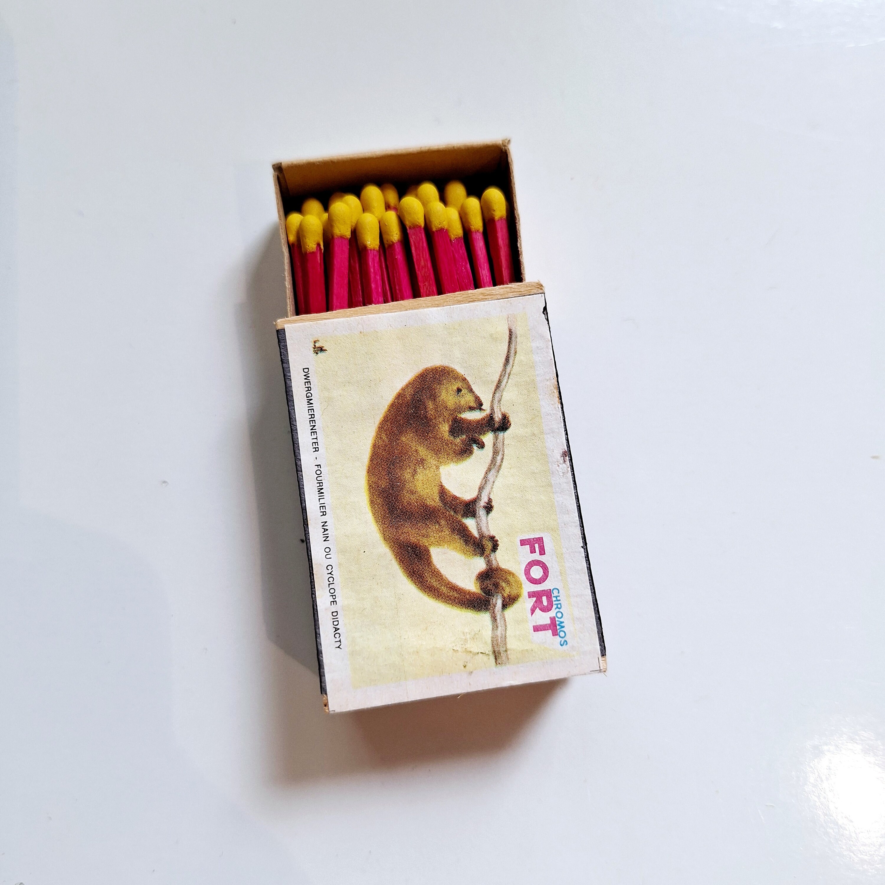 Vintage Matchbox From Belgium, Original, Unused, Matches Inside, Red ...