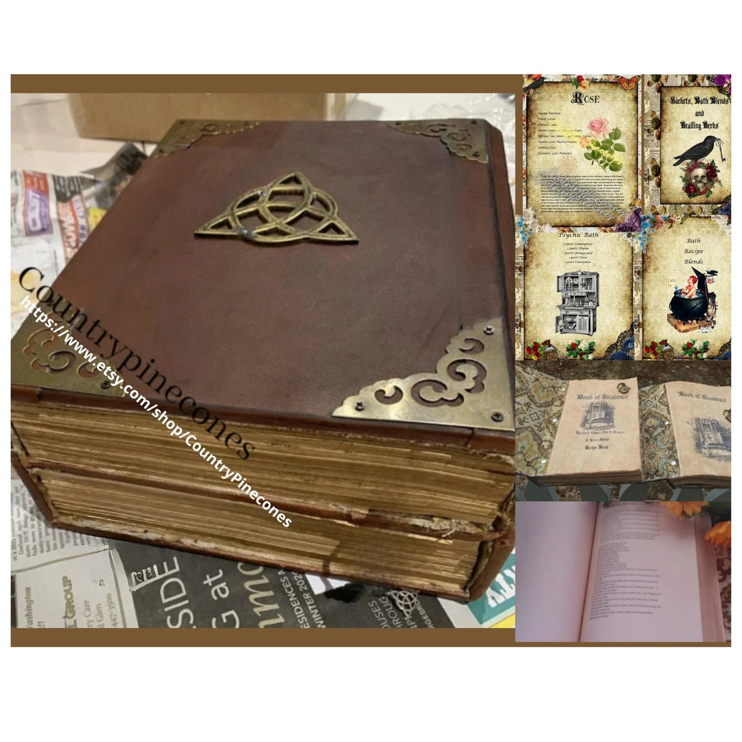Over 2000 Pages Double Book of Shadows AND Herb Book Wicca - Etsy Sweden
