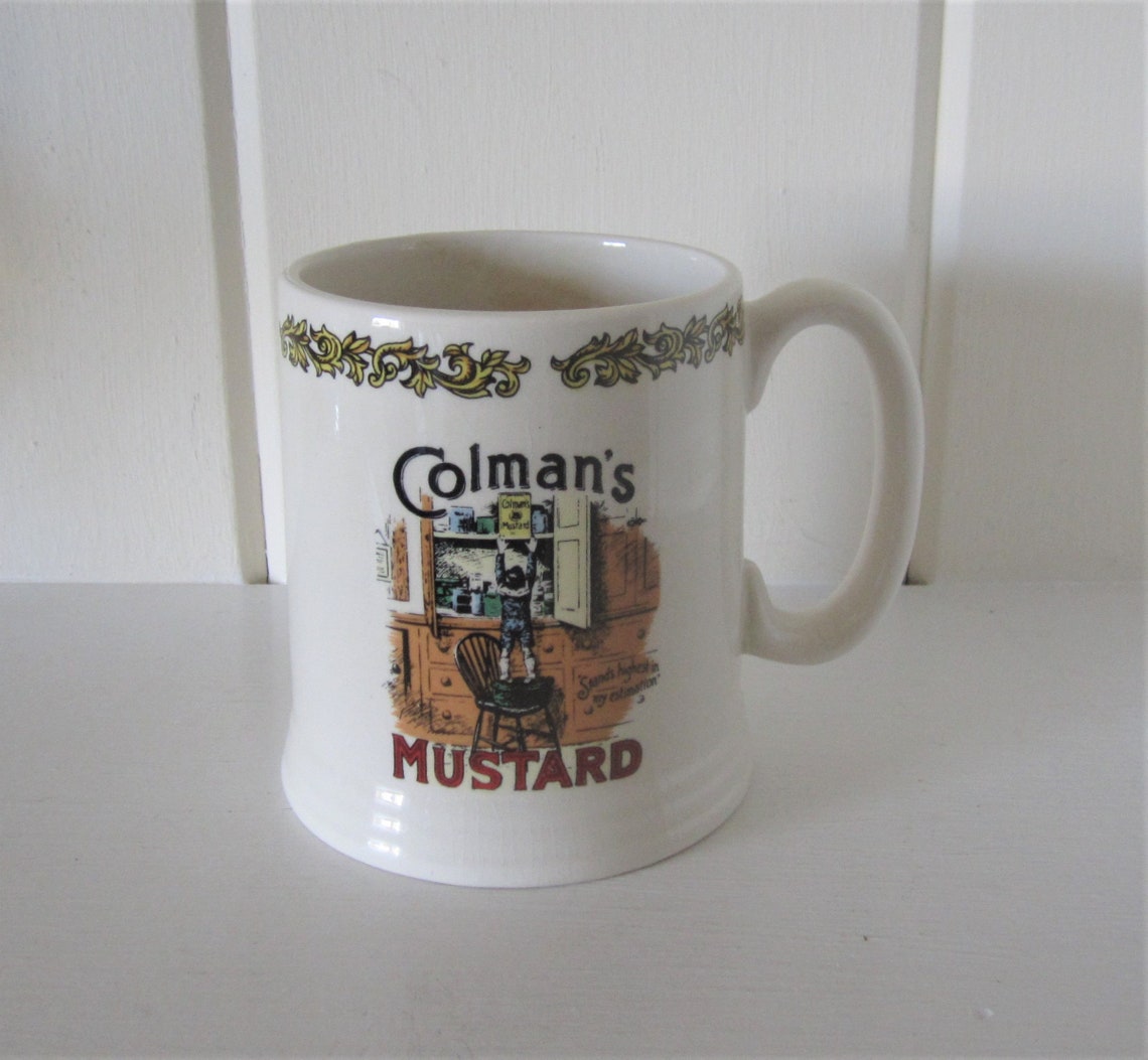 Vintage Coleman's Mustard Advertising Mug by LORD NELSON | Etsy