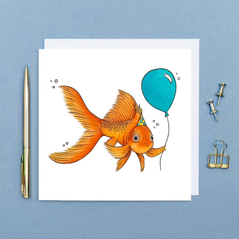 Goldfish Birthday - Etsy