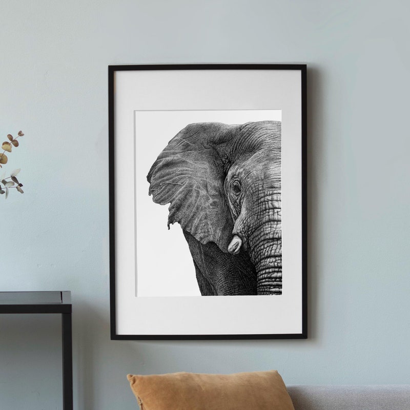 Elephant Wall Art - Etsy