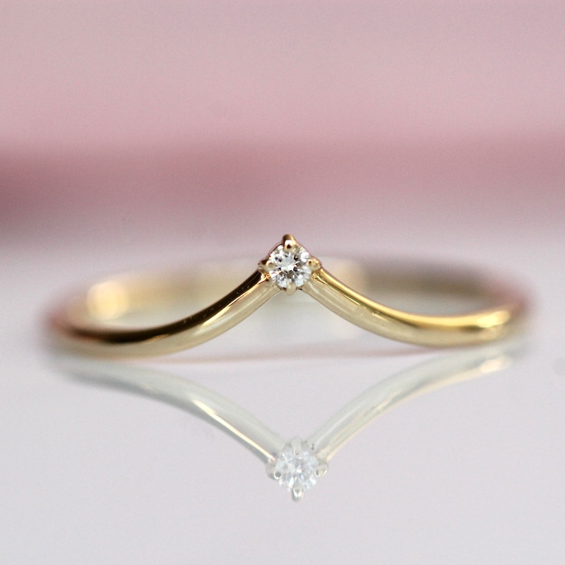 Swoop Engagement Ring - Etsy