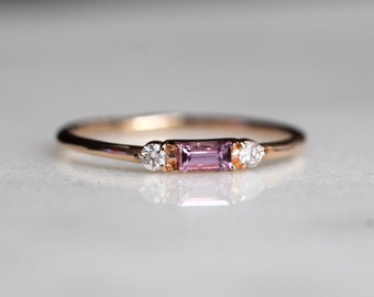Pink Stone Ring - Etsy