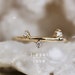 14K Gold Floating Diamond Ring, "constellation" Ring, Astrology Ring ...