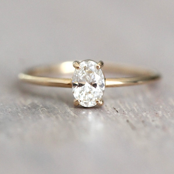 Minimal Diamond Ring - Etsy