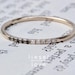 14K Gold Pavé Diamond Band, "domino" Ring, Black Diamond Engagement ...