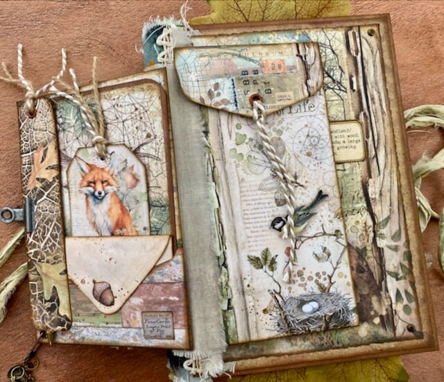 NATURE Layered Junk Journal Handmade One of a Kind - Etsy