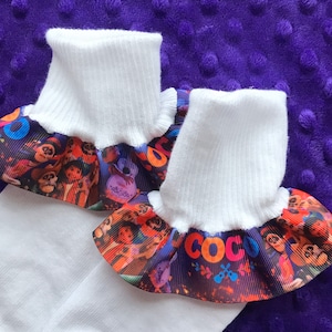 Coco Ribbon Ruffled Socks - Etsy