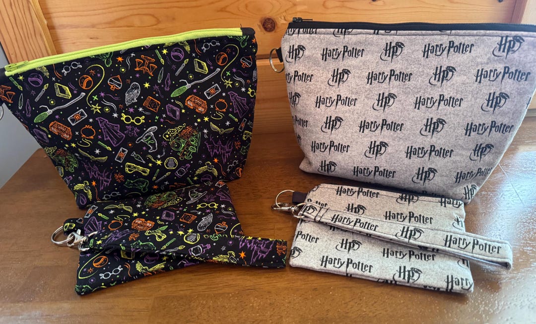 Character Zipper Pouches - Etsy