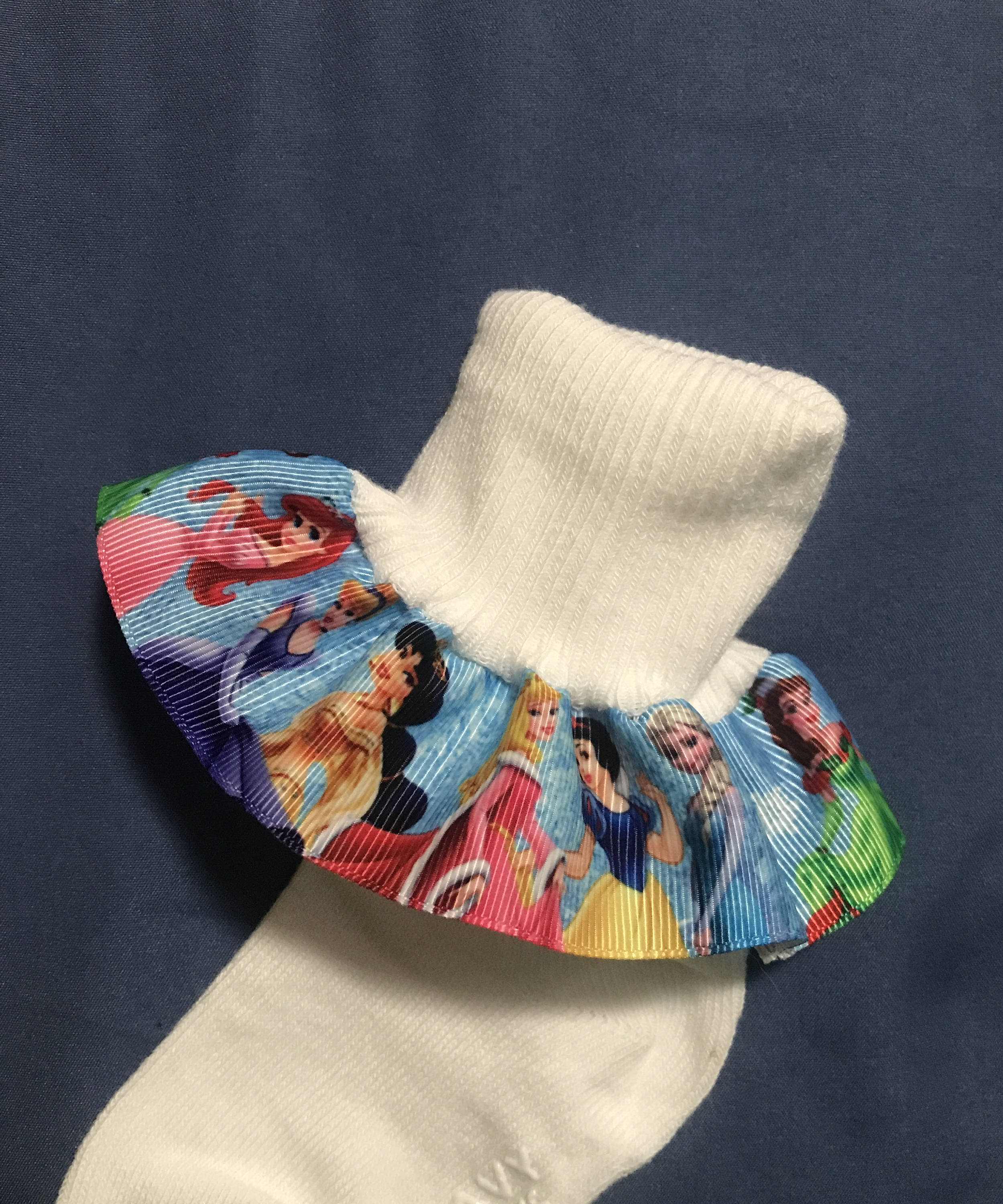 Princess ribbon ruffled socks | Etsy