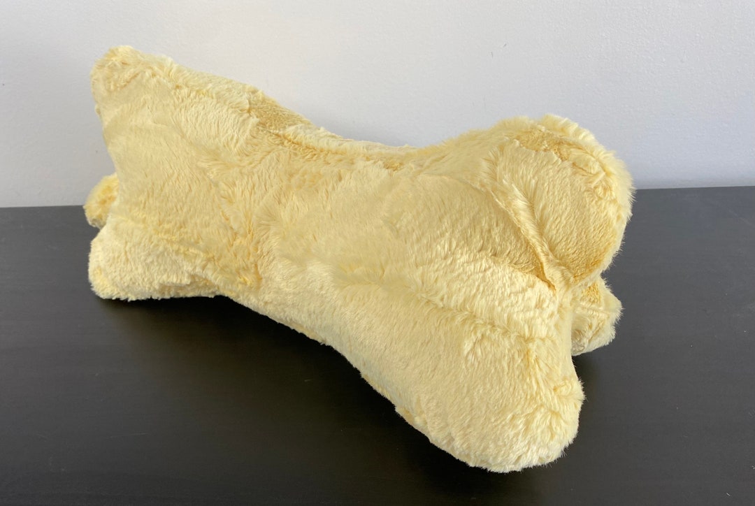 Free Shipping-neck Bone Pillow- Yellow Minky - Etsy
