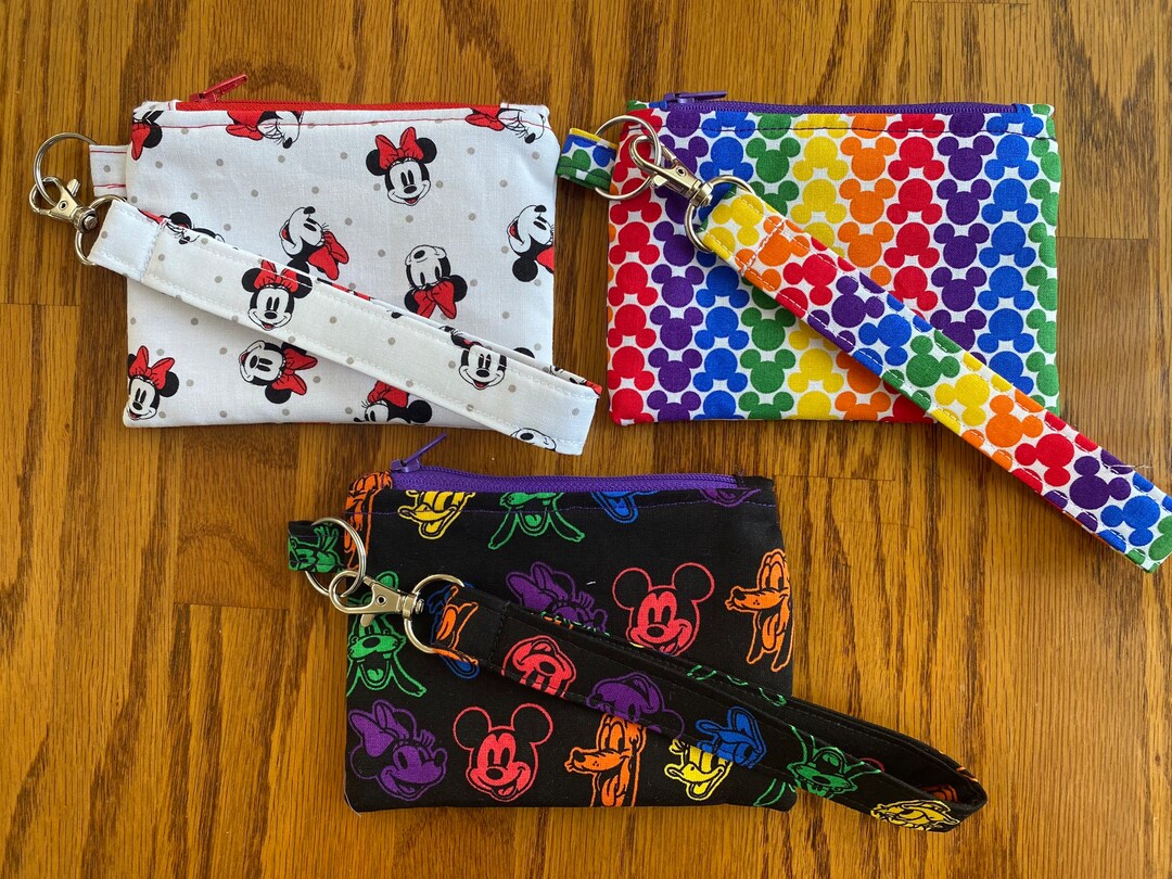 Character Zipper Pouch and Wristlet - Etsy