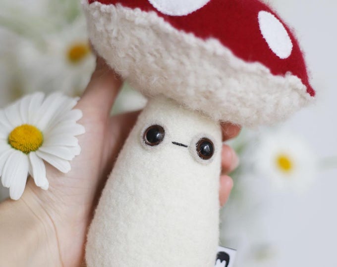Friendly Fungi Toadstool * Magic Mushroom * Forest Woolly Critter ...