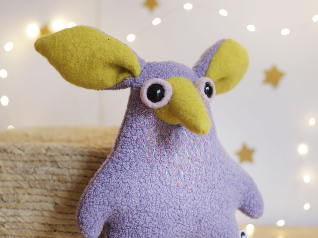 Little Mutant Creature Small Woolly Critter Monster Art Toy - Etsy