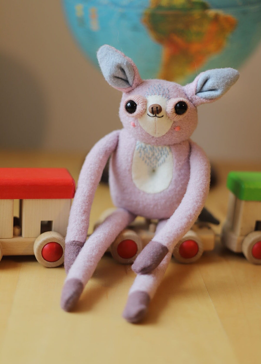 Muta Mutant NATHANIEL With Magnetic Paws Wool Design Toy Wild Animal ...