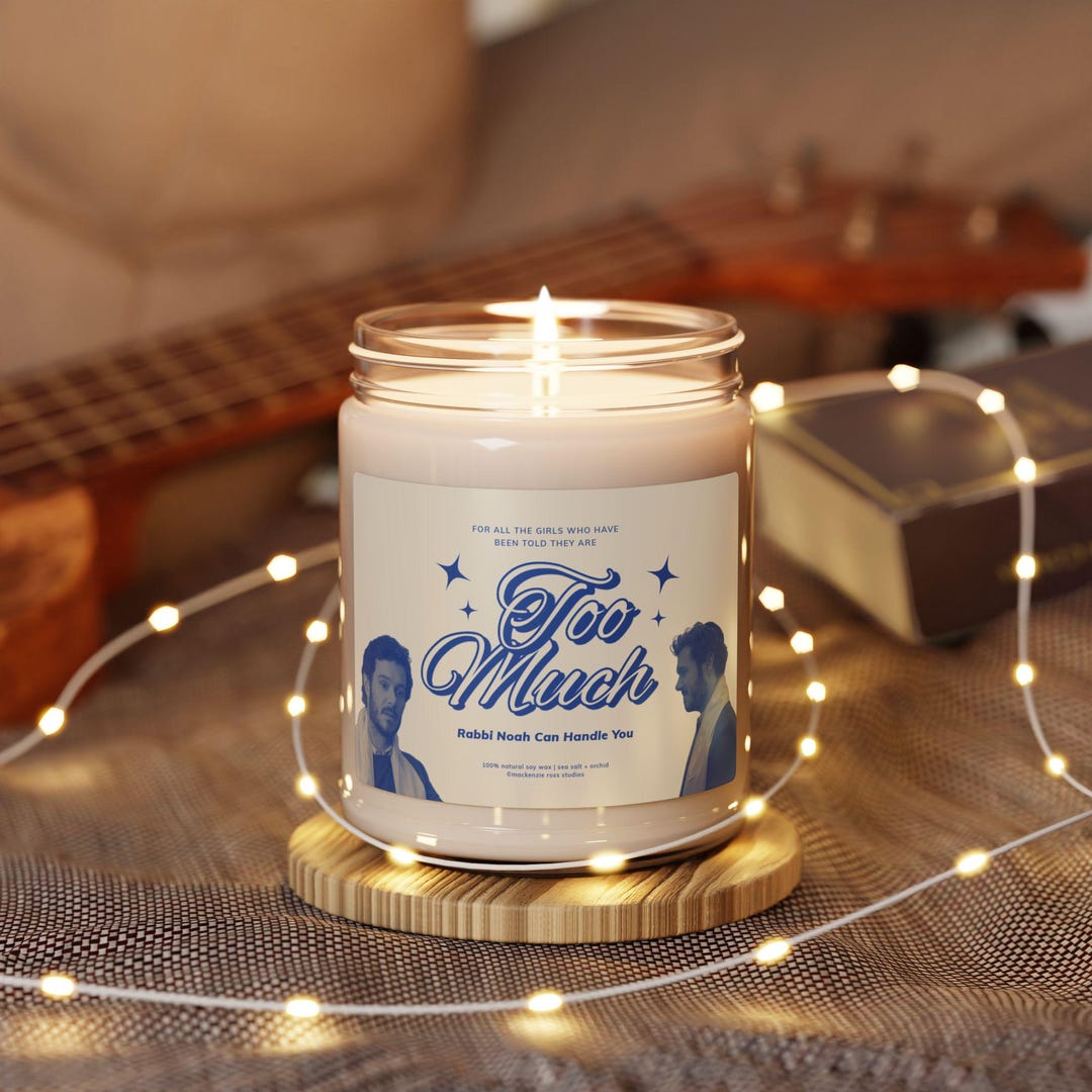 Rabbi Noah Candle, Adam Brody Candle, Funny Soy Candle, TV Show Candle ...