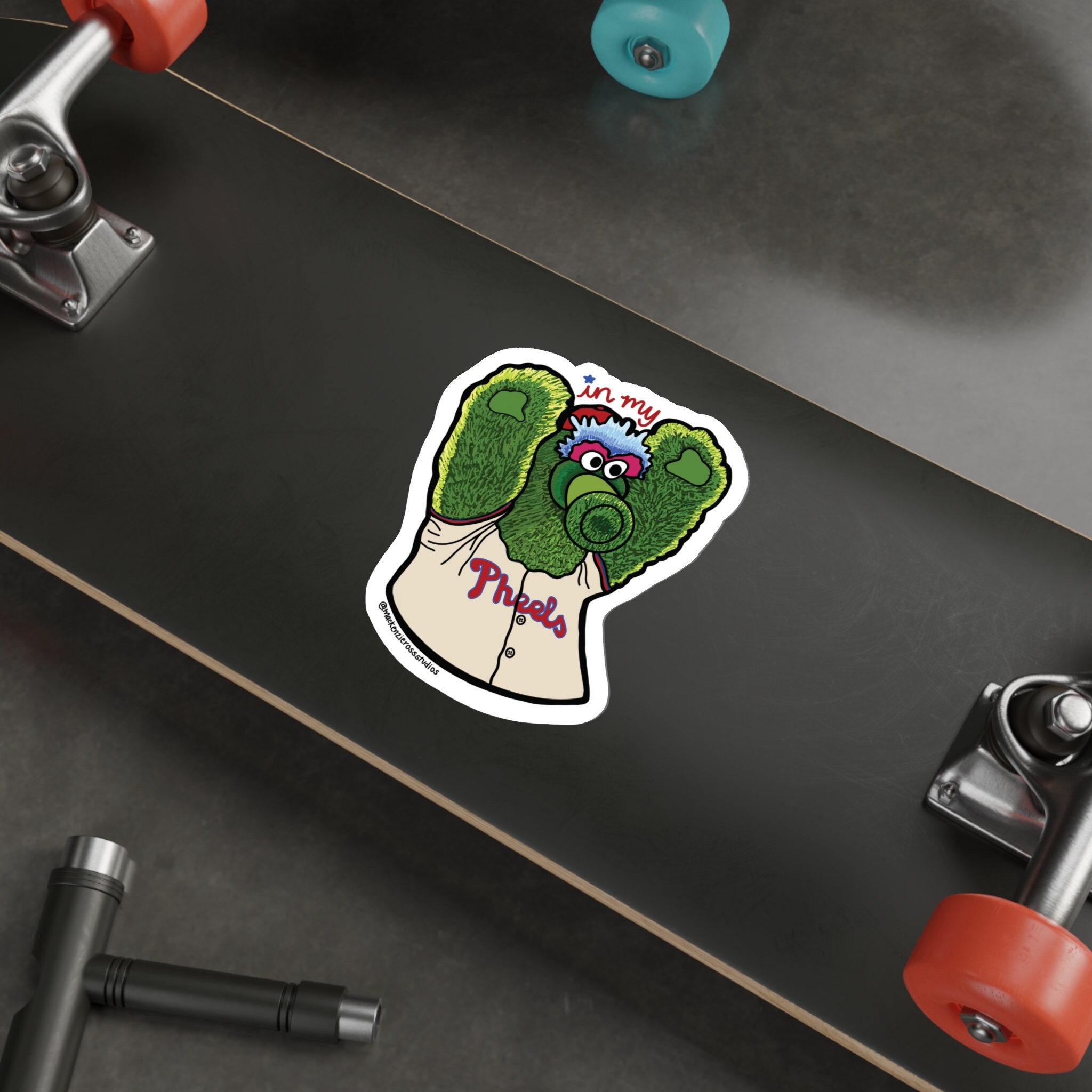 Philadelphia Phillies Phanatic Sticker 'in My Pheels' Unique Gift for ...
