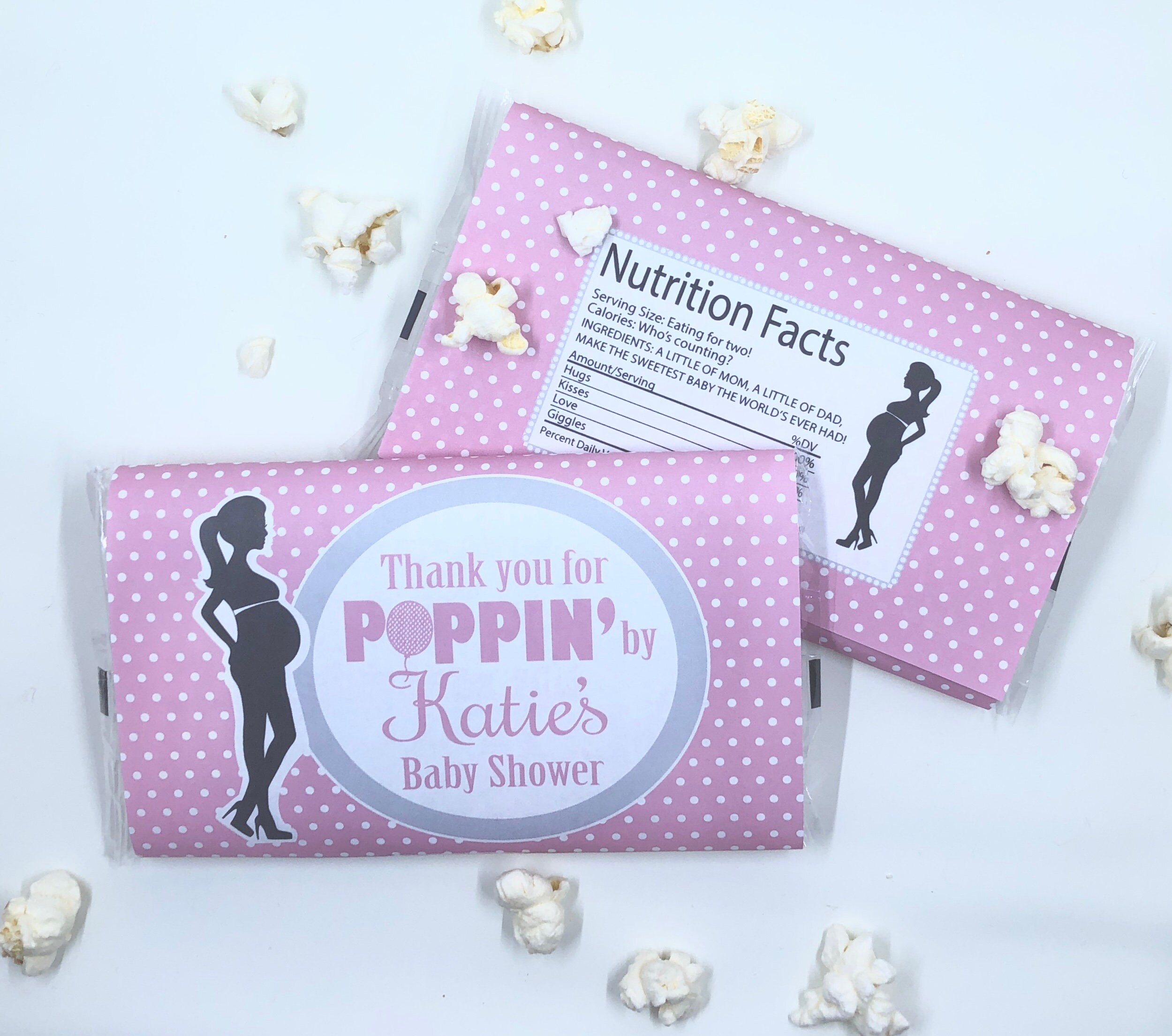 Popcorn Wrapper Ready to POP Thank You Favors Microwave - Etsy