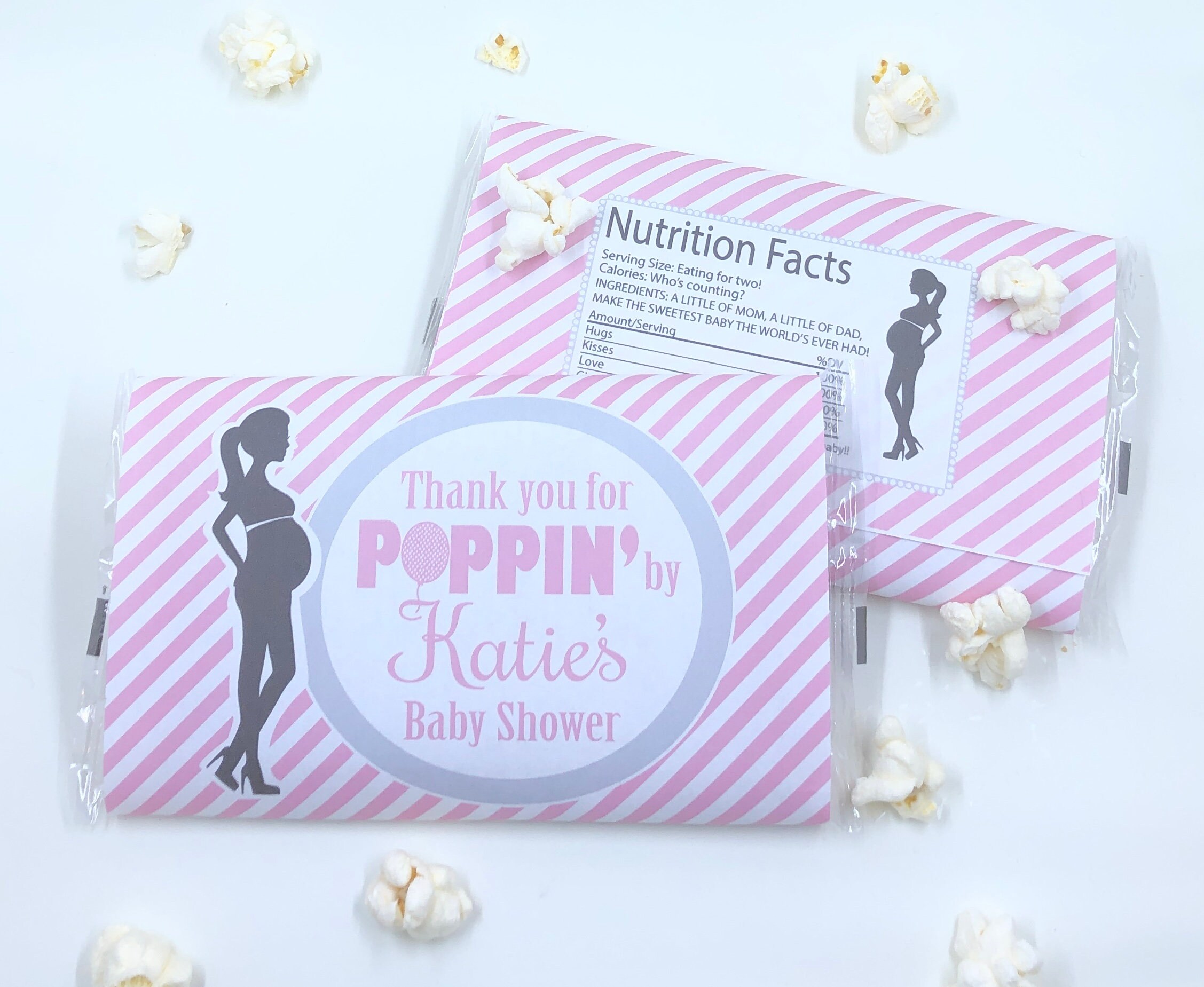 Popcorn Wrapper Ready to POP Thank You Favors Microwave - Etsy