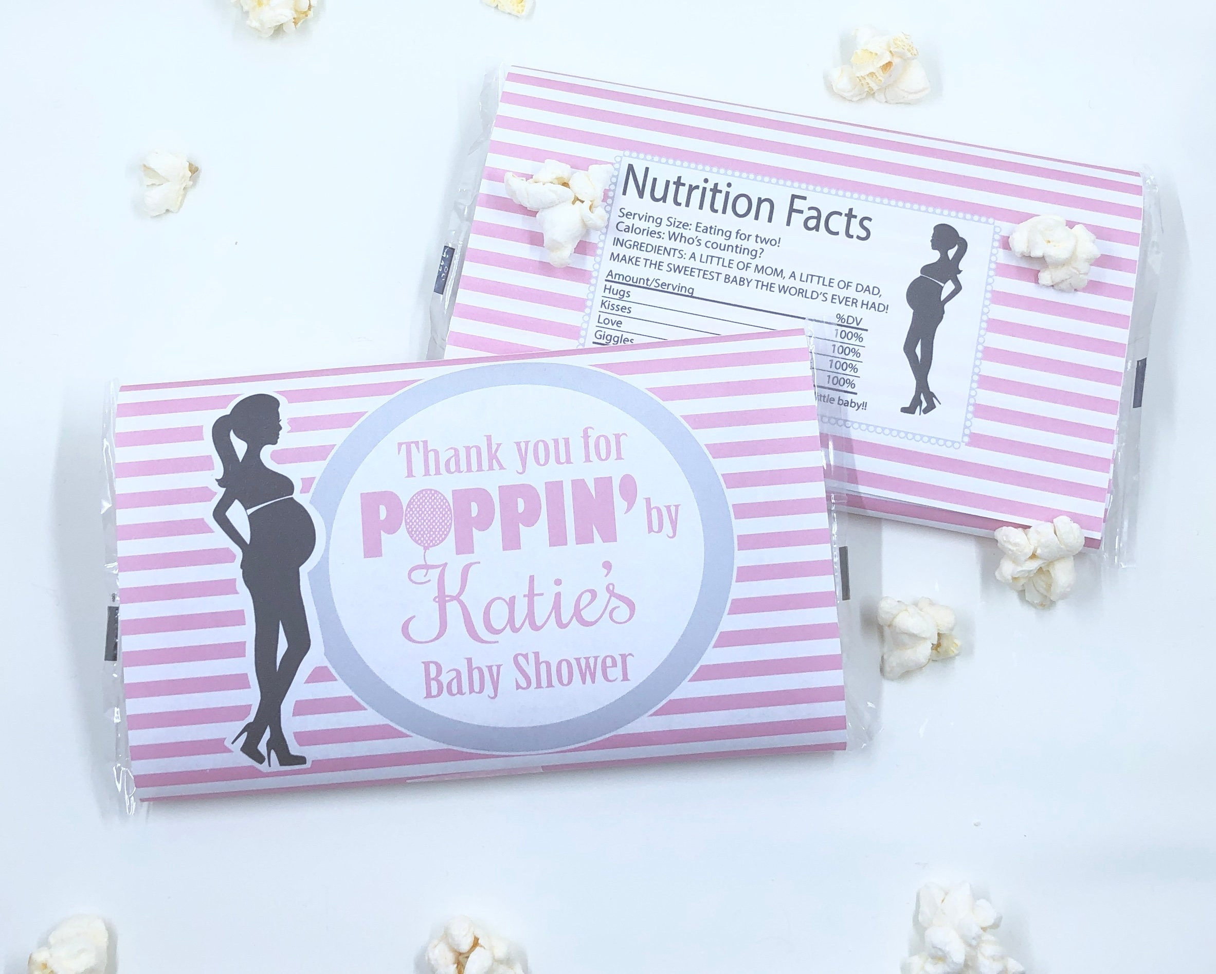 Popcorn Wrapper Ready to POP Thank You Favors Microwave - Etsy