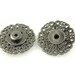 Motif Openwork Metal Snap Buttons in Gunmetal Color - 20mm - 3/4 Inch ...