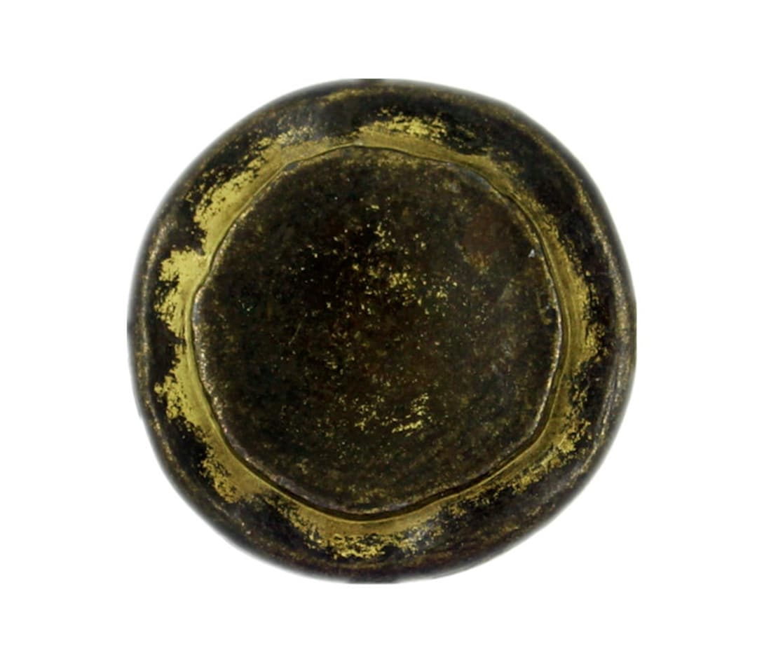 Metal Buttons - Rustic Circles Metal Shank Buttons in Gunmetal Yellow ...